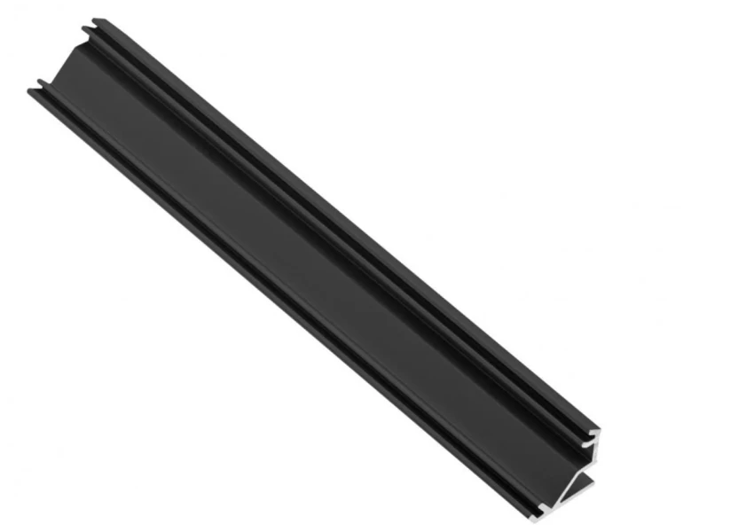 LED profilis kampinis, juodas | Ulmas.lt
